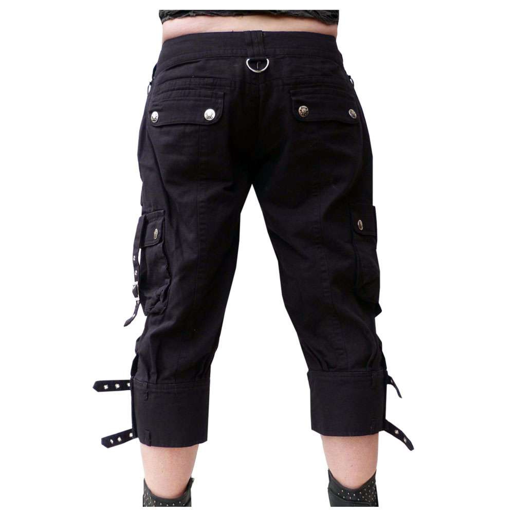 Unisex Gothic Black Short