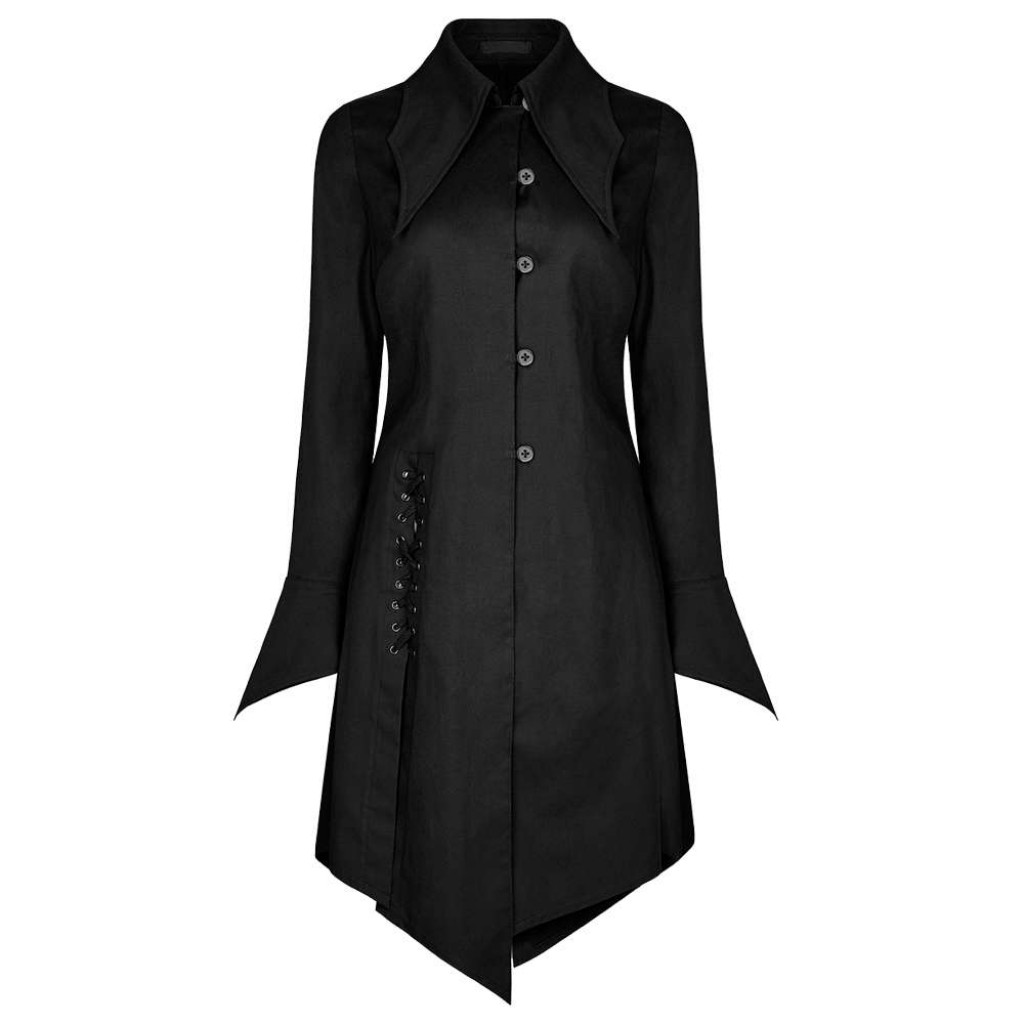 Women Corporate Vampire Coat Shirt Goth Coats