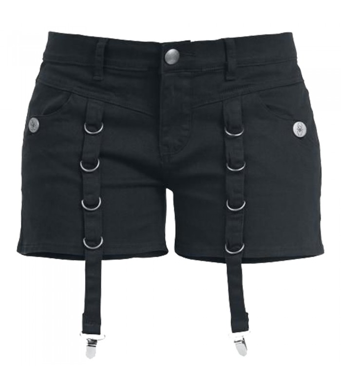 Fetish Goth Women Mini Shorts | Punk Babes Mini Shorts