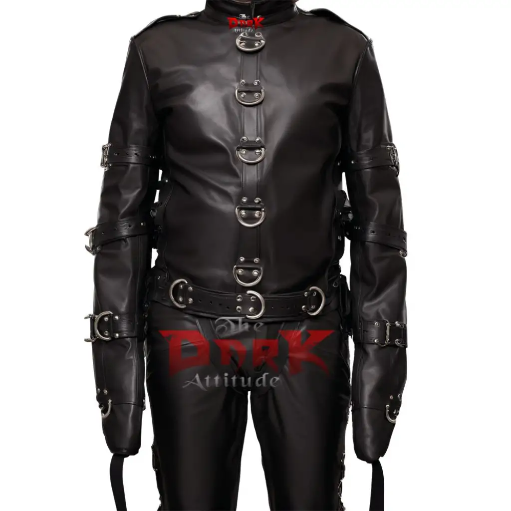 Women Leather Straight Jacket: Fetish Dominatrix Femdom Dom Top