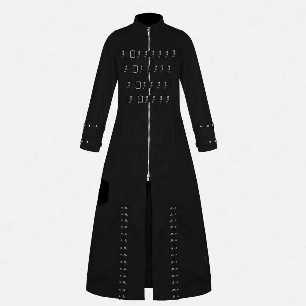 Men’s Gothic Hellraiser Pinhead Coat - Vampire Industrial Style