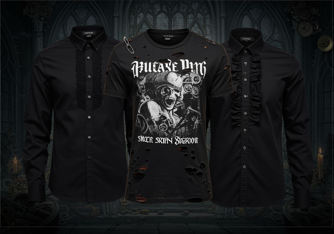 5 Must-Have Men's Gothic Clothing Pieces for a Dark & Edgy Look?